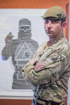 Major Stephen Brooks Shooting Target Depicting Editorial Stock Photo ...