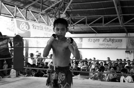 Thai Child Fighter Victory Pose Editorial Stock Photo - Stock Image ...