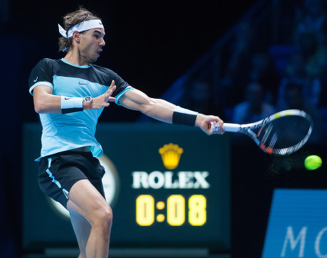Rafael Nadal Spain Forehand Atp World Editorial Stock Photo - Stock ...