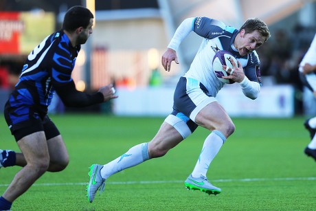 Alex Tait Rounds Enesei Defence During Editorial Stock Photo - Stock ...