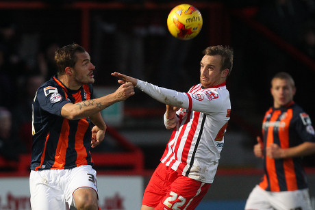 Dean Wells Stevenage Rises Paul Benson Editorial Stock Photo - Stock ...
