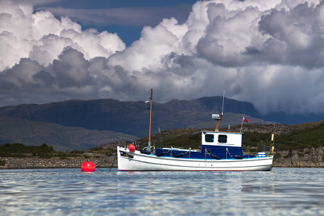 Small Boat Port Kyleakin On Isle Editorial Stock Photo - Stock Image ...