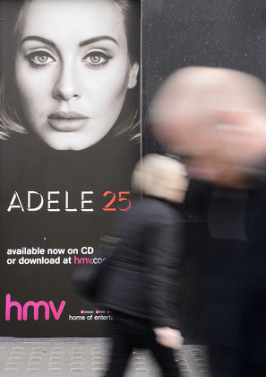Poster Adeles Latest Album 25 Shop Editorial Stock Photo - Stock Image ...