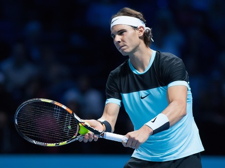 Rafael Nadal Spain Prepares Serve Barclays Editorial Stock Photo ...