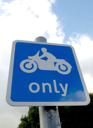 Motorcycle Parking Bay Sign Editorial Stock Photo - Stock Image ...
