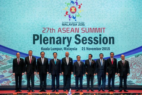 27th ASEAN Summit in Kuala Lumpur, Malaysia - 21 Nov 2015 Stock ...