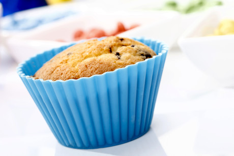 Muffin Blue Muffin Mould Editorial Stock Photo - Stock Image | Shutterstock