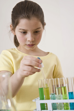 Model Released Girl Working On Experiment Editorial Stock Photo - Stock ...