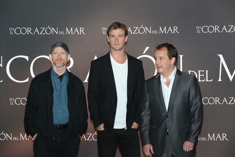 Ron Howard Chris Hemsworth Will Ward Editorial Stock Photo - Stock ...