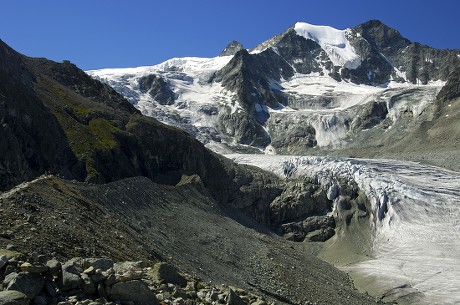 Cauldron Moiry Glacier Peaks Pointes De Editorial Stock Photo - Stock ...