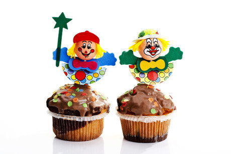 Carnival Figures On Muffins Editorial Stock Photo - Stock Image ...