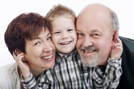 Model Released Grandparents Grandchild Editorial Stock Photo - Stock ...