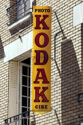 Old Traditional Kodak Sign Above Camera Editorial Stock Photo - Stock ...