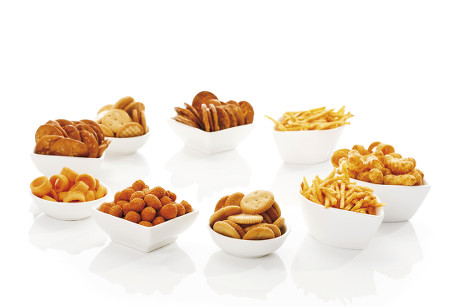 Assortment Spicy Snacks Crispy Sticks Salty Editorial Stock Photo ...