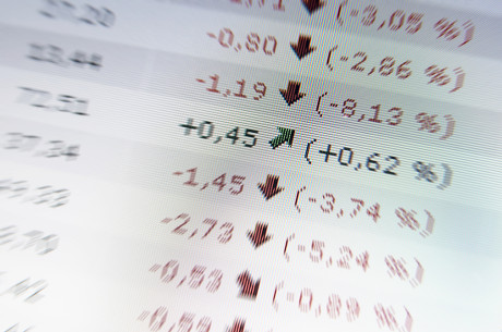 Hope Rising Share Rate Between Falling Editorial Stock Photo - Stock ...
