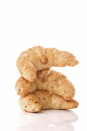 Organic Whole Grain Croissants Stacked Editorial Stock Photo - Stock Image | Shutterstock