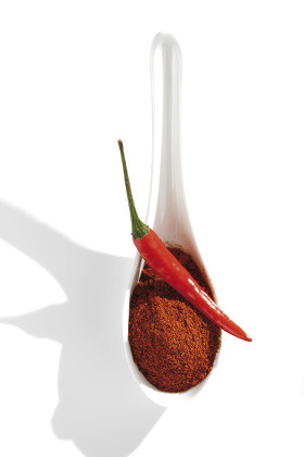 Chilli Powder Thai Chilli Spoon Editorial Stock Photo - Stock Image ...