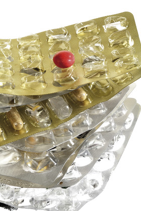 Stack Blister Packs Pill Packets Mostly Editorial Stock Photo - Stock ...