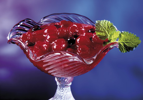 Glass Goblet Rote Gruetze Red Fruit Editorial Stock Photo - Stock Image ...