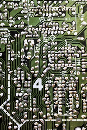 Circuit Plate Soldered Connections Editorial Stock Photo - Stock Image ...