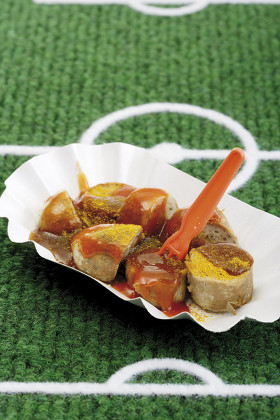 Football Fast Food Curry Sausage On Editorial Stock Photo - Stock Image ...