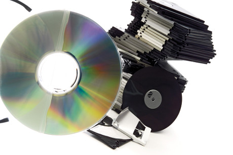 Stack Cds Floppy Disks Editorial Stock Photo - Stock Image | Shutterstock