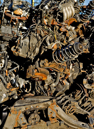 Car Parts Scrapyard Editorial Stock Photo - Stock Image | Shutterstock