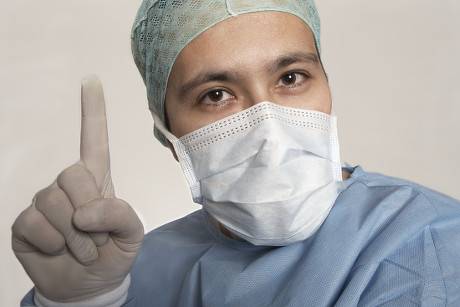 Model Released Doctor Gesturing Be Careful Editorial Stock Photo ...