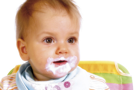 Model Released Baby Mouth Smeared Ice Editorial Stock Photo - Stock ...