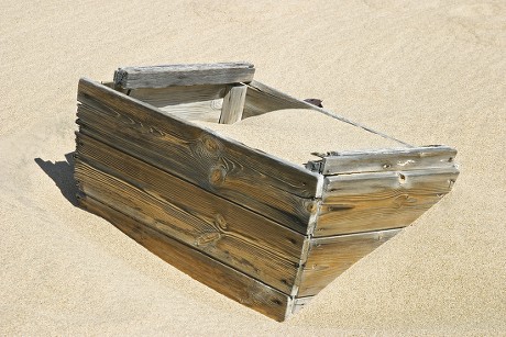 Sand Sunken Wooden Box Former Diamond Editorial Stock Photo - Stock ...