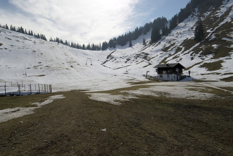 Spitzing Lake Spitzingsee Ski Area Ski Editorial Stock Photo - Stock ...