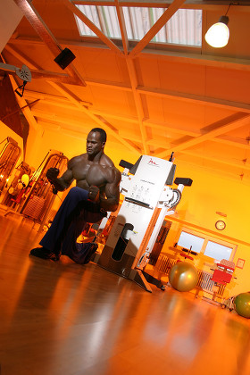Model Released Black Athlete Working Out Editorial Stock Photo - Stock ...
