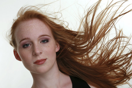 Model Released Portrait Girl Moving Red Editorial Stock Photo - Stock ...
