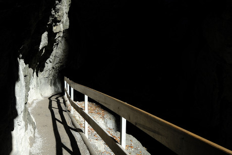 Hiking Trail Dusky Rappenloch Canyon Dornbirn Editorial Stock Photo ...