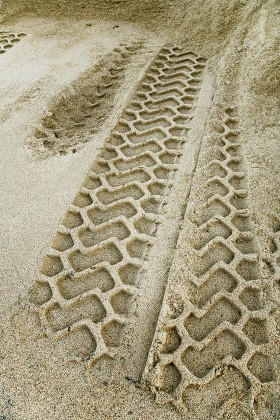 Sand Bunker Skidmarks Editorial Stock Photo - Stock Image | Shutterstock