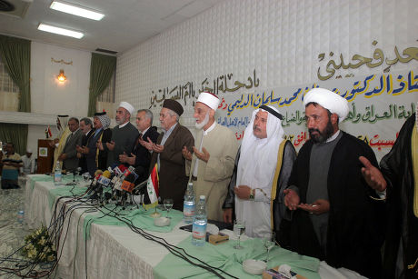 Sunni Leader Adnan Dulaimi Talks During Editorial Stock Photo - Stock ...