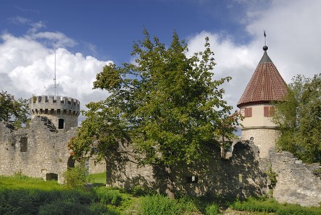 Ruin Honberg Castle Near City Tuttlingen Editorial Stock Photo - Stock ...