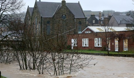 Flooding Around Lockerbie Cheese Factory Editorial Stock Photo - Stock ...