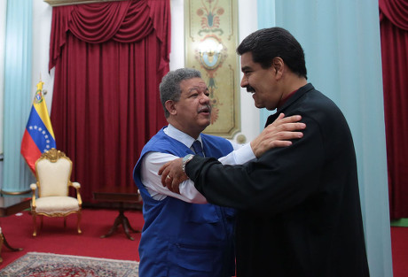 Venezuelan President Nicolas Maduro R Meets Editorial Stock Photo ...