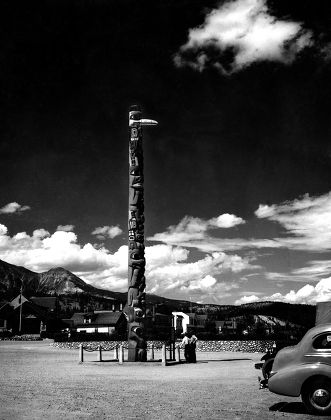 Haida Indian Totem Pole Canada Editorial Stock Photo - Stock Image ...