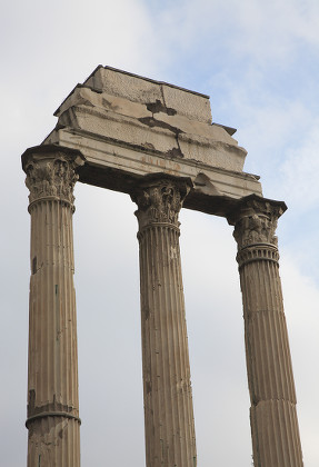 Roman Columns Forum Romanum Rome Italy Editorial Stock Photo - Stock ...