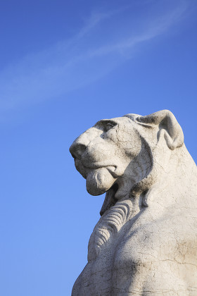Sphinx Statue Viktor Emmanuel Ii Monument Editorial Stock Photo - Stock ...