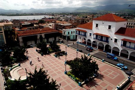 Park Cespedes Town Hall Were Castro Editorial Stock Photo - Stock Image ...