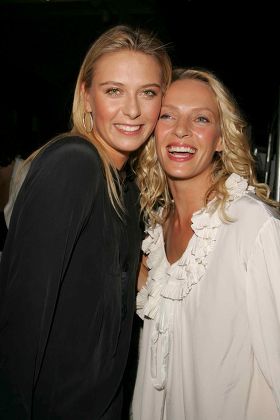 Maria Sharapova Uma Thurman Editorial Stock Photo - Stock Image ...