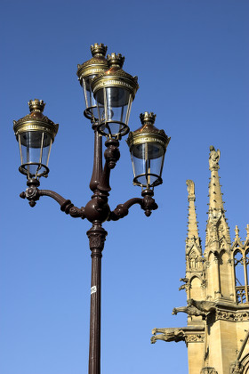 Decorated Facade Street Light Cathedral Metz Editorial Stock Photo ...