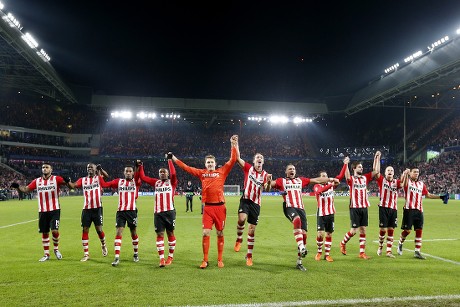 Psv Players Celebrate Final Whistle Editorial Stock Photo - Stock Image ...