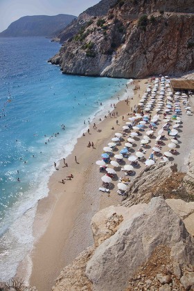 Kaputas Beach Situated Between Kas Pronounced Editorial Stock Photo ...