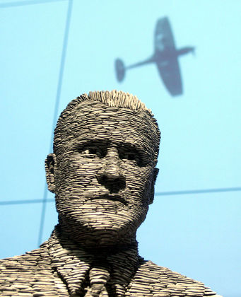 Sculpture Designer Spitfire Aircraft Rj Mitchell Editorial Stock Photo ...
