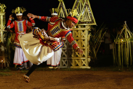 Sri Lankan Traditional Dancer Performs During Editorial Stock Photo ...