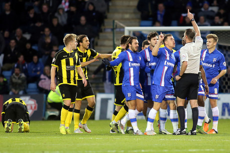 Lucas Atkins Celebrates Scoring Burtons Second Editorial Stock Photo ...